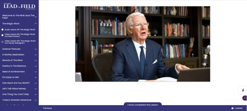 Bob Proctor: NEW Lead The Field Coaching Program (Digital) READ FULL ...