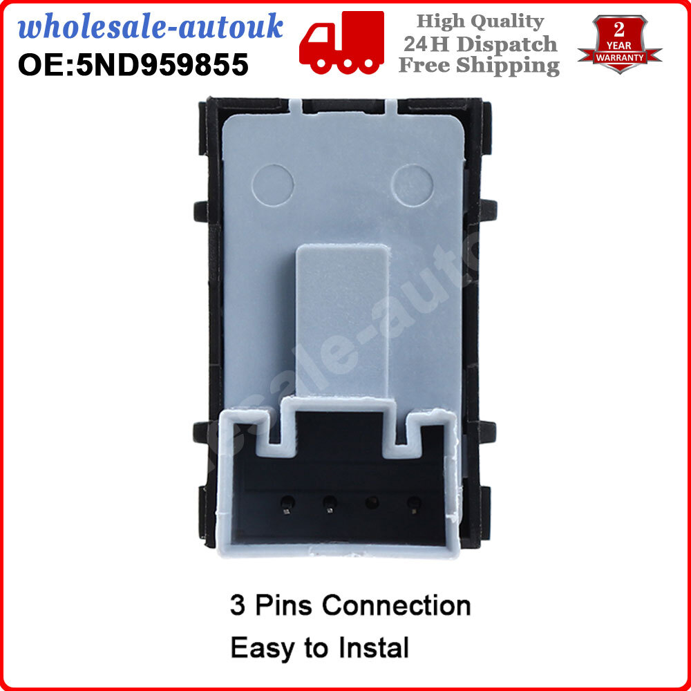 Power Window Switch Passenger Side 5ND959855 for VW Golf Jetta MK5 ...