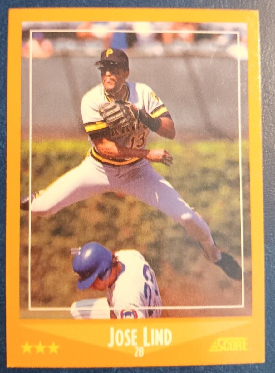 Jose Lind 1988 Score Pittsburgh Pirates #597 | eBay