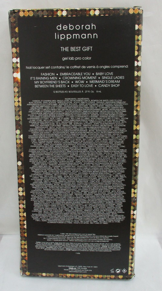 Deborah Lippmann The Best Gift Gel Lab Pro Color Set of 12 Mini -0.27 ...