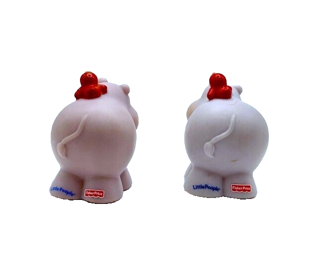 2002Fisher Price Little People pair of Hippos-Noah's Ark/zoo ...