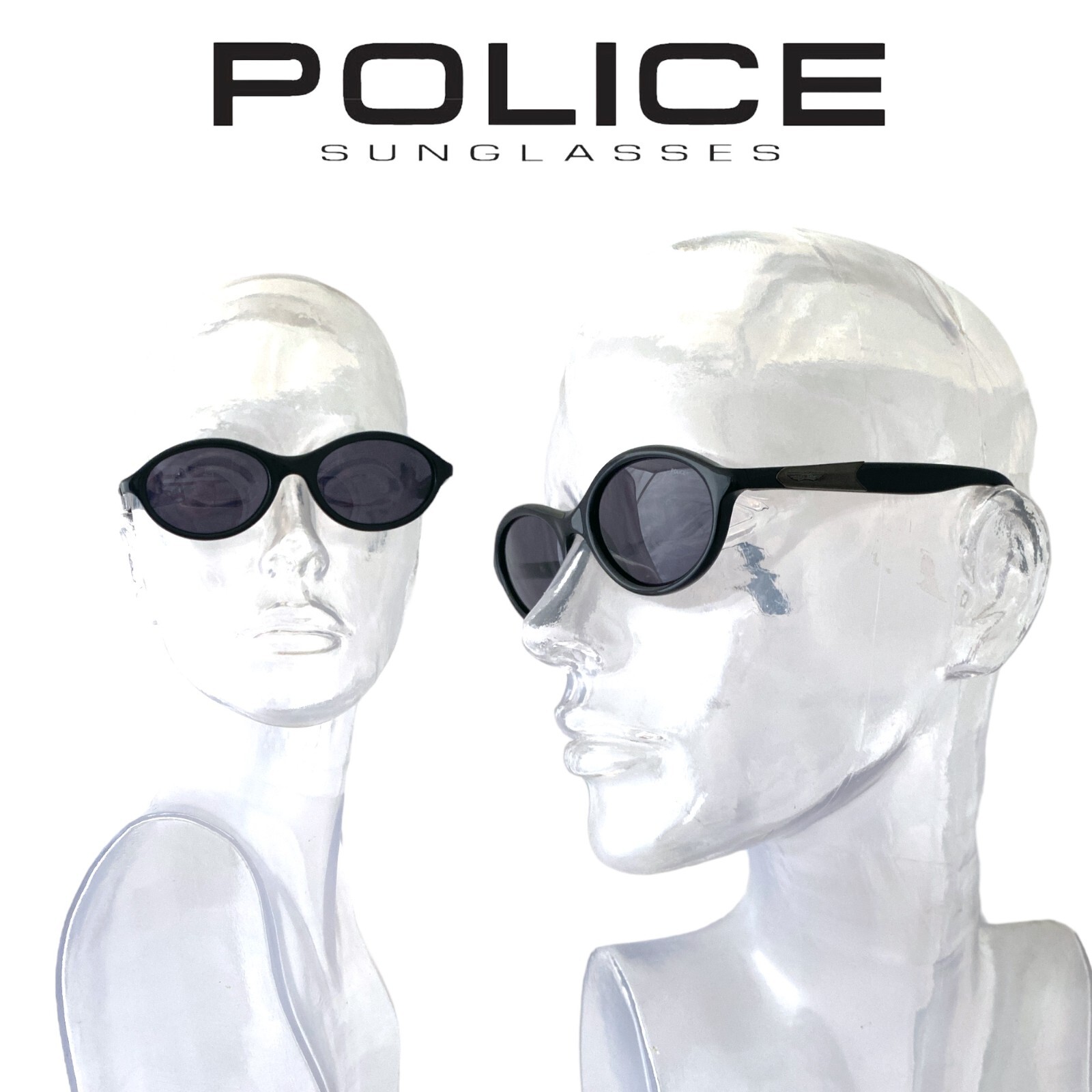 POLICE sunglasses MOD 1263 COL 700 VINTAGE 2000s- sun… - Gem