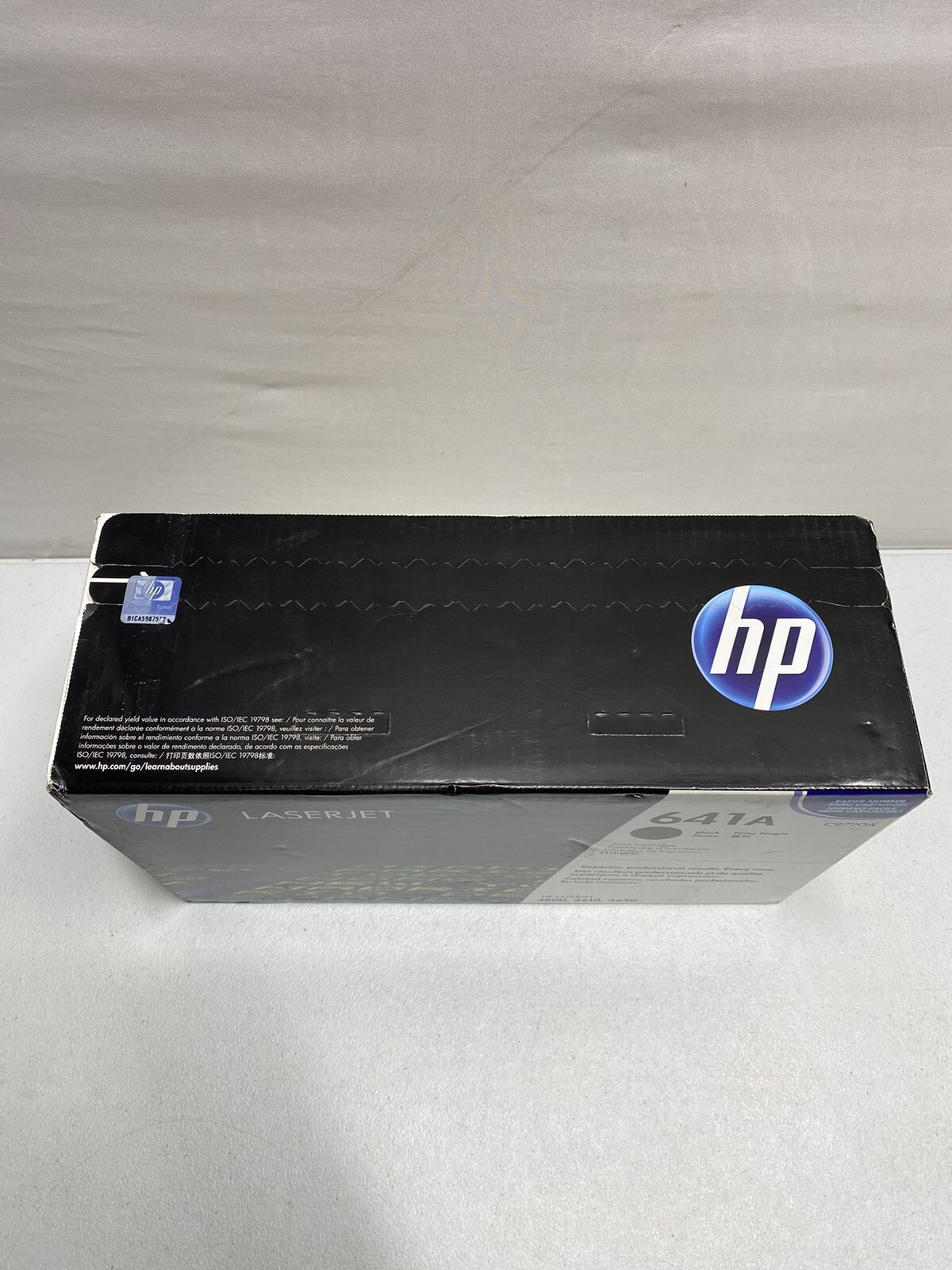 HP 641A (C9720A) Black Toner Cartridge for sale online | eBay