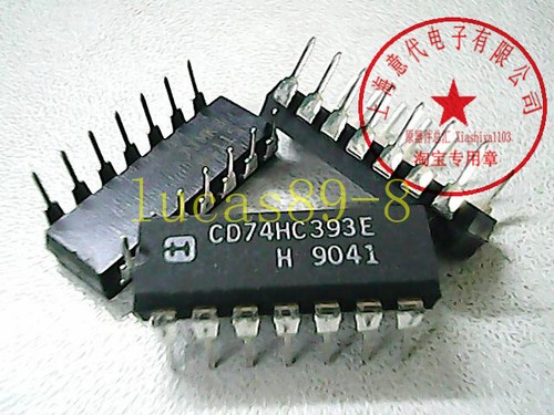 5PCS CD74HC393E IC DUAL 4-STG BIN COUNTER 14-DIP 74HC393 HC393 HC393E ...