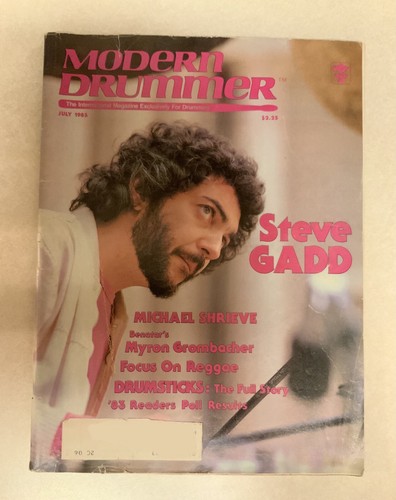 Modern Drummer Magazine July 1983 Steve Gadd Michael Shrieve Myron ...