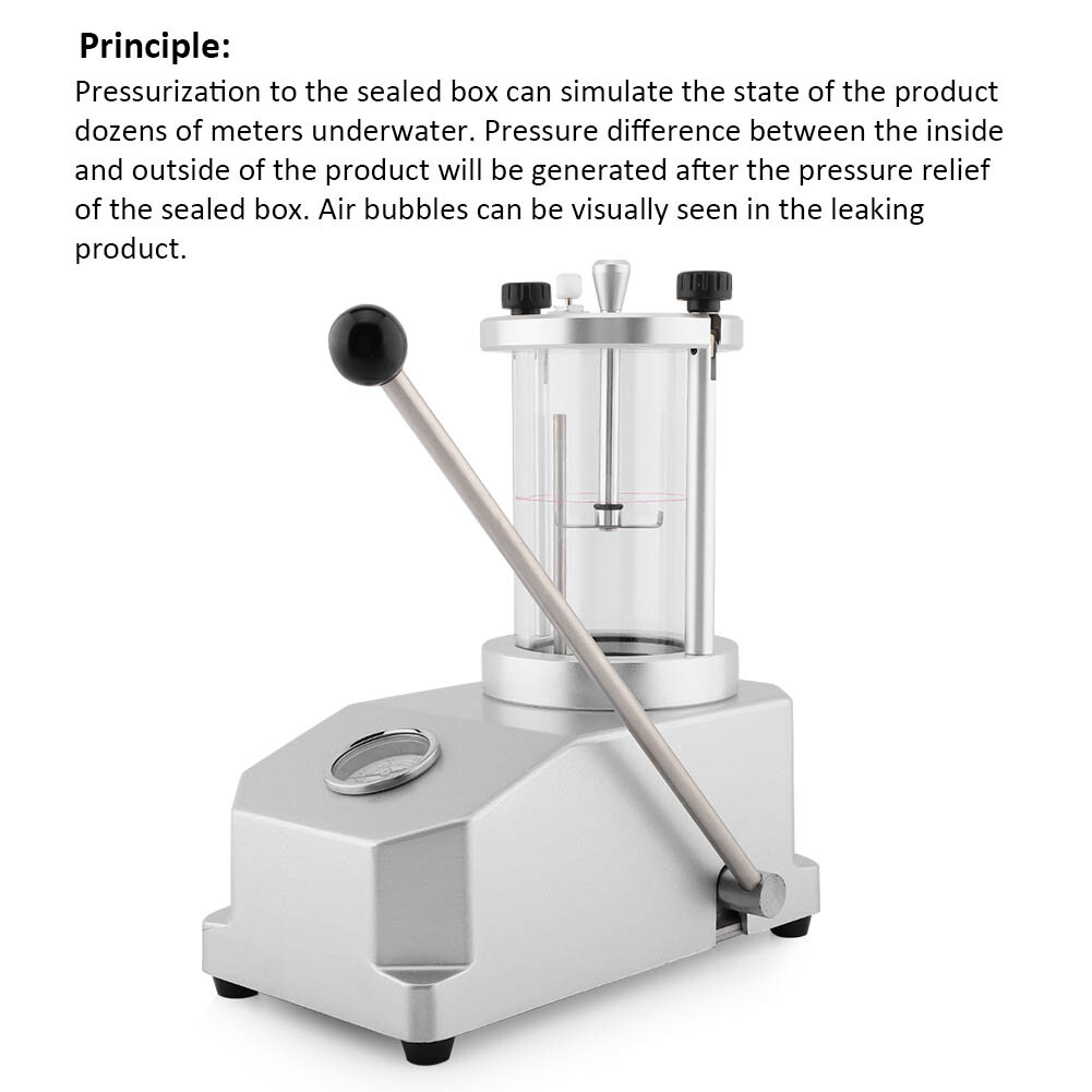 6 ATM Watch Case Waterproof Pressure Tester Water Resistant Testing ...