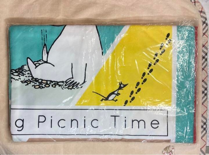 RARE Moomin Relaxing Picnic Time Kuji 2021 Leisure Mat 59" 150cm ...