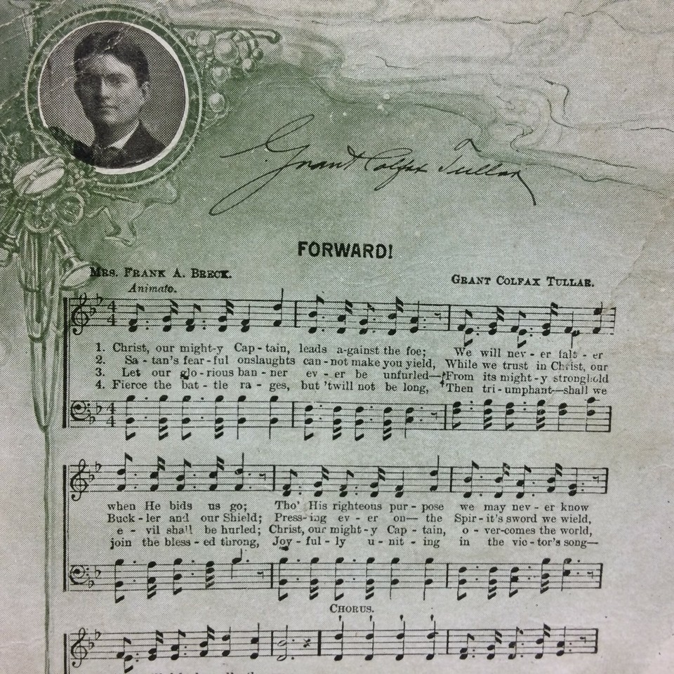 Vintage Postcard Grant Tullar Religious Composition Forward Sheet Music ...