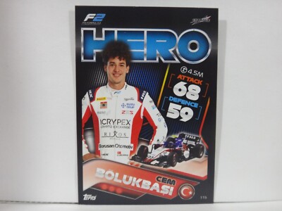 Cem Bolukbasi F2 HERO #119 Topps F1 Turbo Attax 2022 Formula 1 | eBay