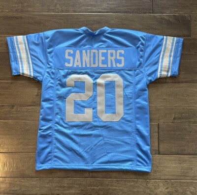 Detroit Lions jersey nfl 20 Barry Sanders Billy Sims new blue | eBay