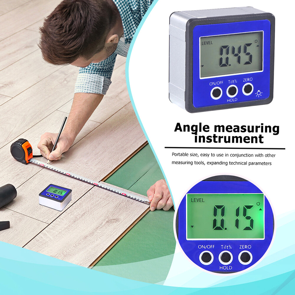 Digital Level Angle Gauge Meter Magnetic Electronic Level Angle Finder ...