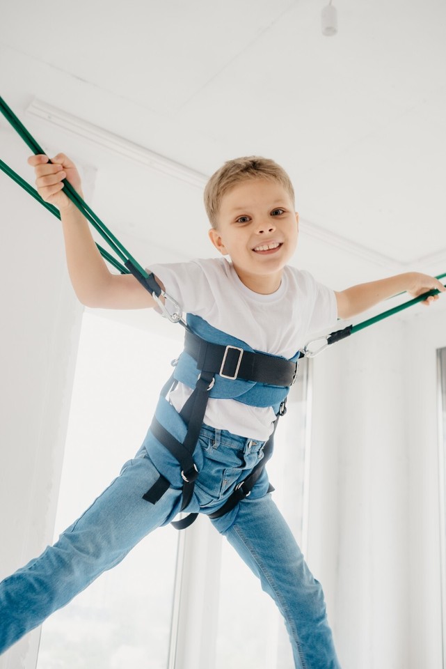 Indoor Bungee Jumping.Home Bungee Playground Set. Summer Camp Outdoor ...