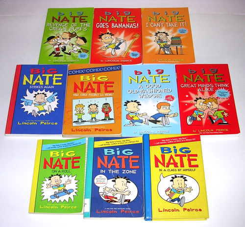 Lot of 10 BIG NATE Books by Lincoln Peirce Graphic Novels | eBay