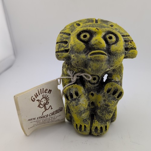 Taino God Of The Sun Art Sculpture Handmade With Clay And Fire | eBay