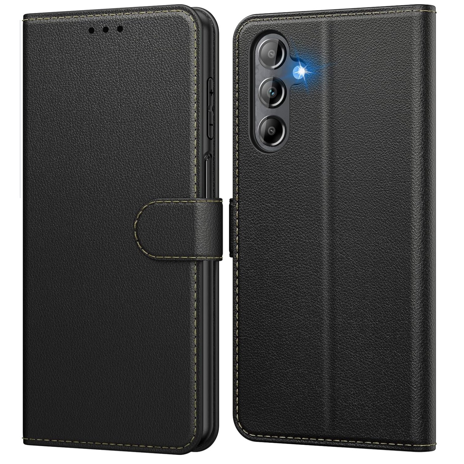 For Samsung A35 Galaxy A35 5G Phone Cover Gel Leather Flip Card Wallet ...