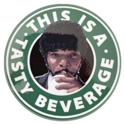 Samuel L Jackson Sticker Decal tasty beverage coffee | eBay