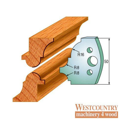 CMT SPINDLE MOULDER CUTTERS - Knives 50mm - profile 541 Knives Only ...