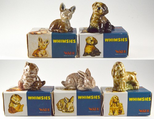 WADE WHIMSIES SET 1, 1971 COMPLETE SET ALL 5 BOXED | eBay