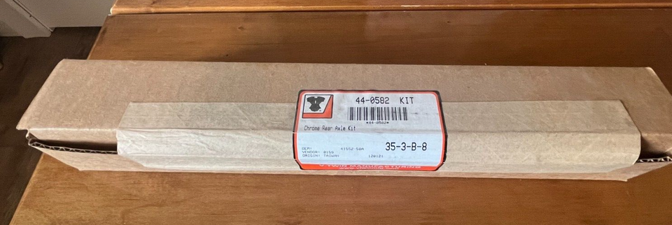 Harley Panhead Shovelhead Chrome Rear Axle Kit 41552-58A / 44-0582 ...