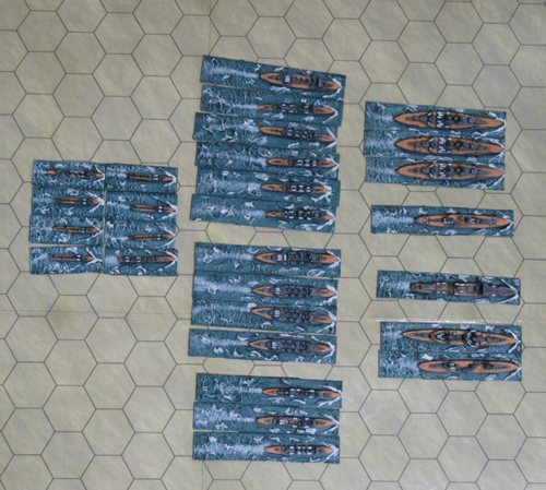 Navwar 1/3000 scale x28 HMS British WW1/WW2 Ships JOBLOT Tabletop Ready ...