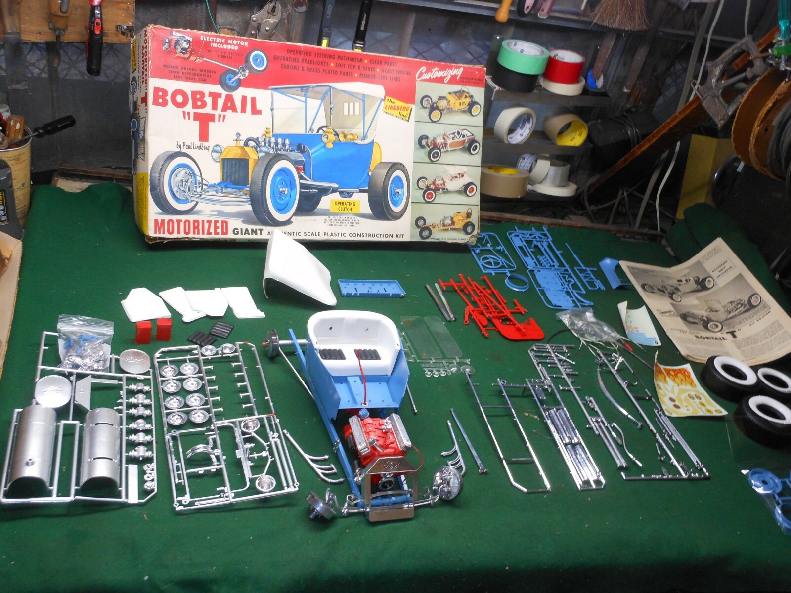 LINDBERG RED DEVIL BOBTAIL T T-BUCKET ROADSTER MODEL KIT--NICE | eBay