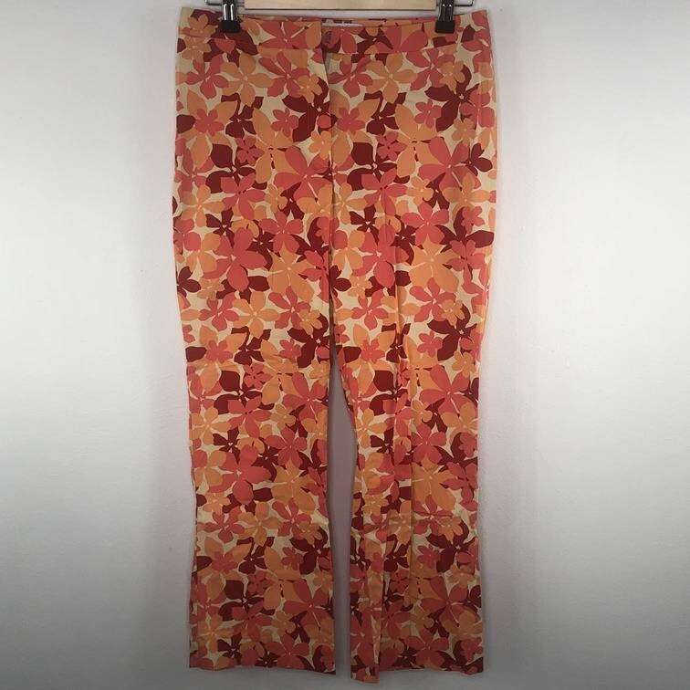 Brooks Brothers 346 Stretch Women's Floral Pattern Pants Sz 6 EUC | eBay