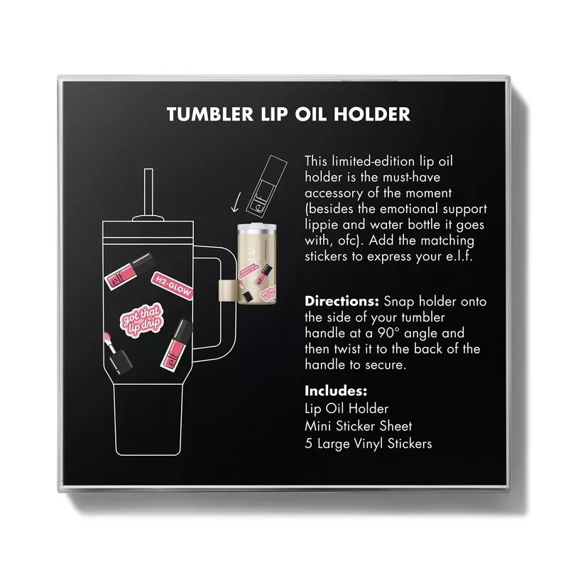 ELF x Stanley -Collaboration Tumbler Lip Oil Holder Target EXCLUSIVE ...