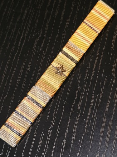 WWII US Army Navy Marine USMC Pacific Europe Combat Ribbon Bar Set L@@K ...