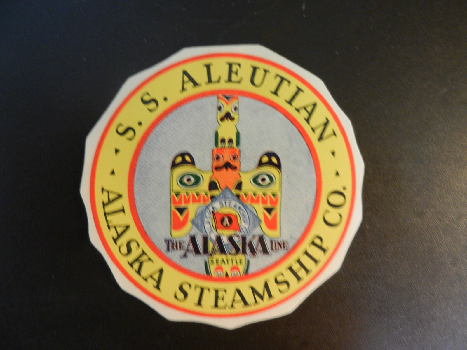 *THE ALASKA LINE: ALASKA STEAMSHIP - S.S. ALEUTIAN* VINTAGE SHIP ...