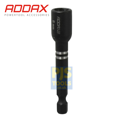 Addax X6 65mm long magnetic tek bit nut socket drivers 1/4, 5/16 8mm or ...