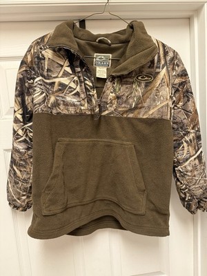 Drake Waterfowl Systems Camo Fleece Jacket Pullover 2XL Realtree Max-5 ...