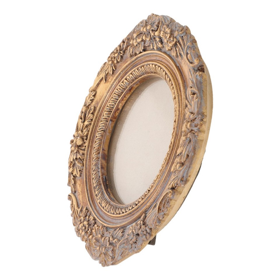 Vintage Picture Frame: Small Round Ornate Picture Frame - Vintage ...