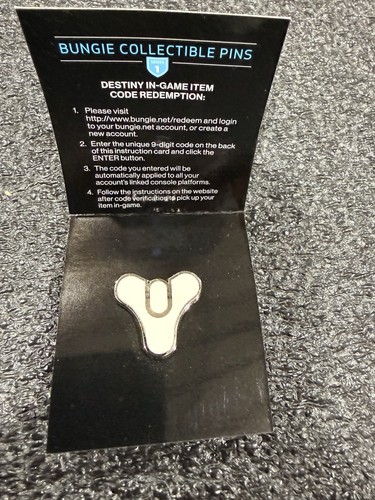 DESTINY 2 WHITE TRICORN PIN- NO EMBLEM CODE | eBay