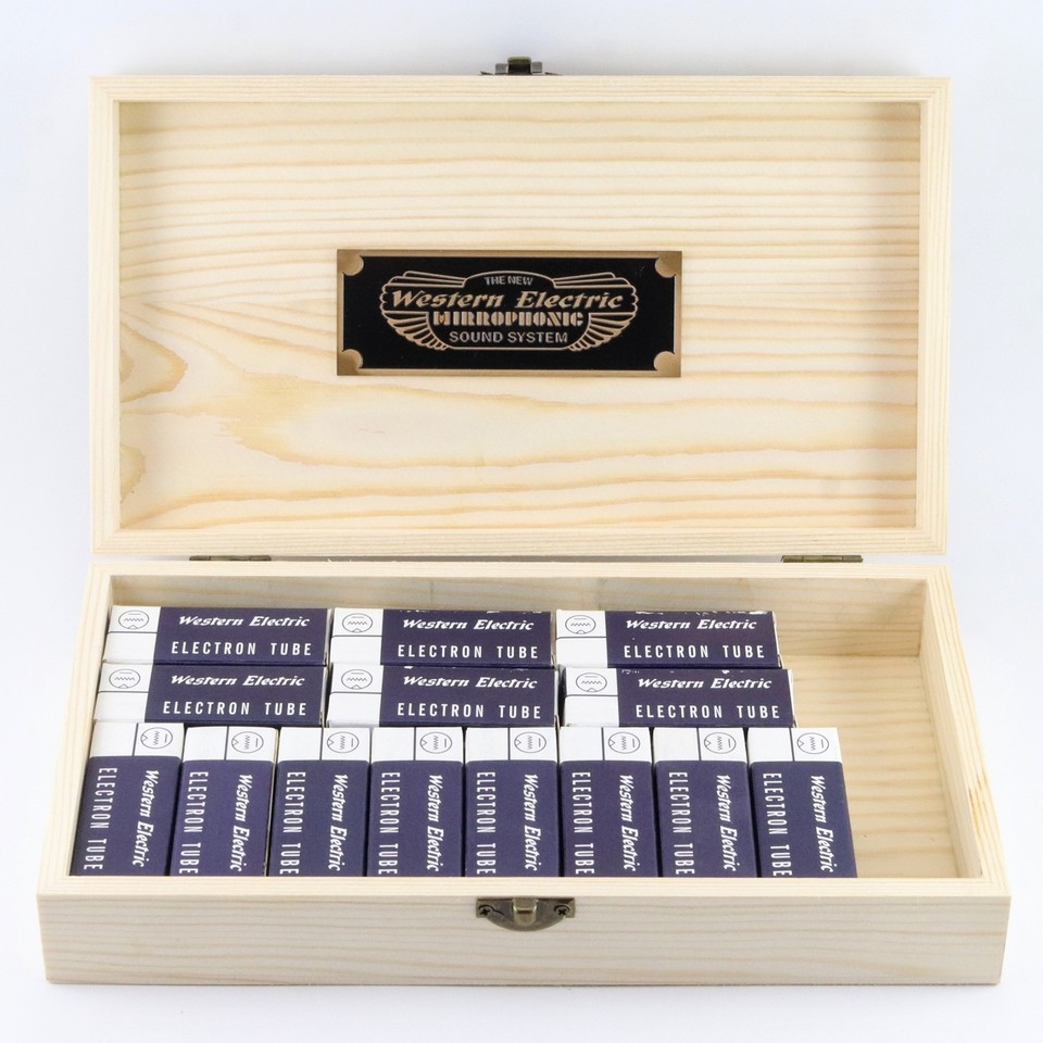 Western Electric Vacuum Tube Storage Wooden Box +15pcs free boxes | eBay