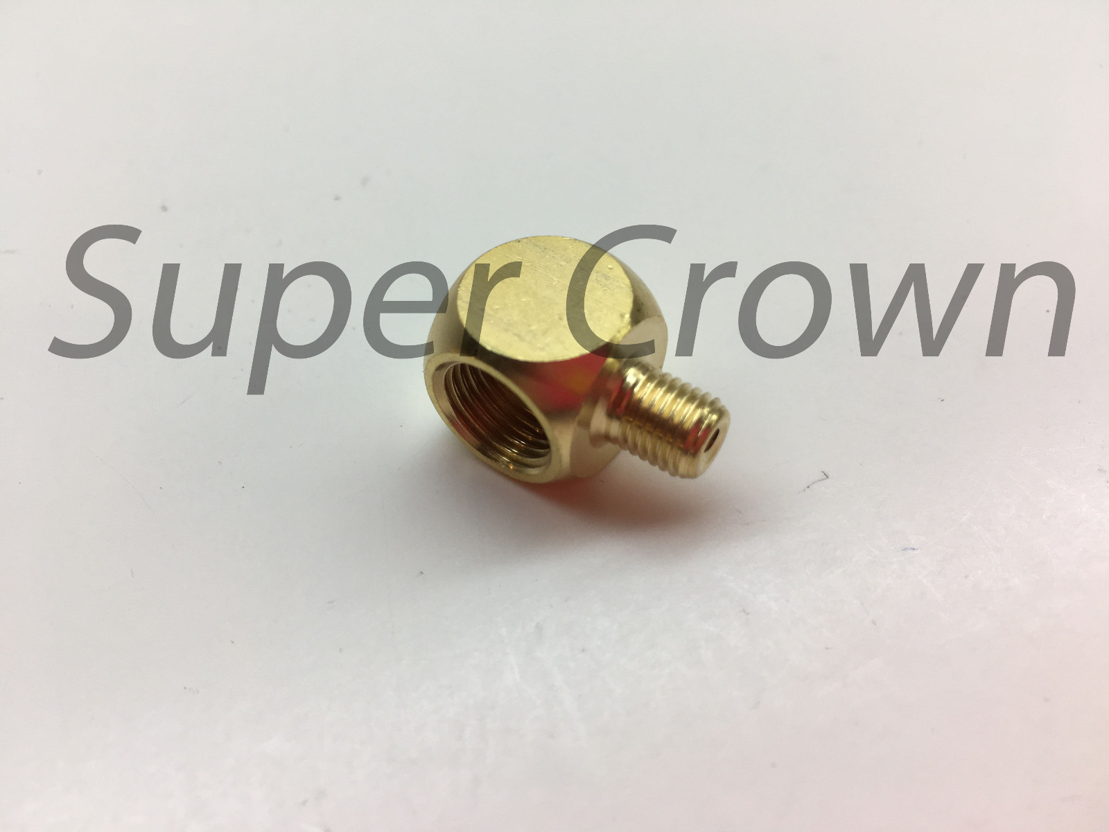 Brass Machined Flat Head Right Angle Elbow Adapter Coupler Connector ...
