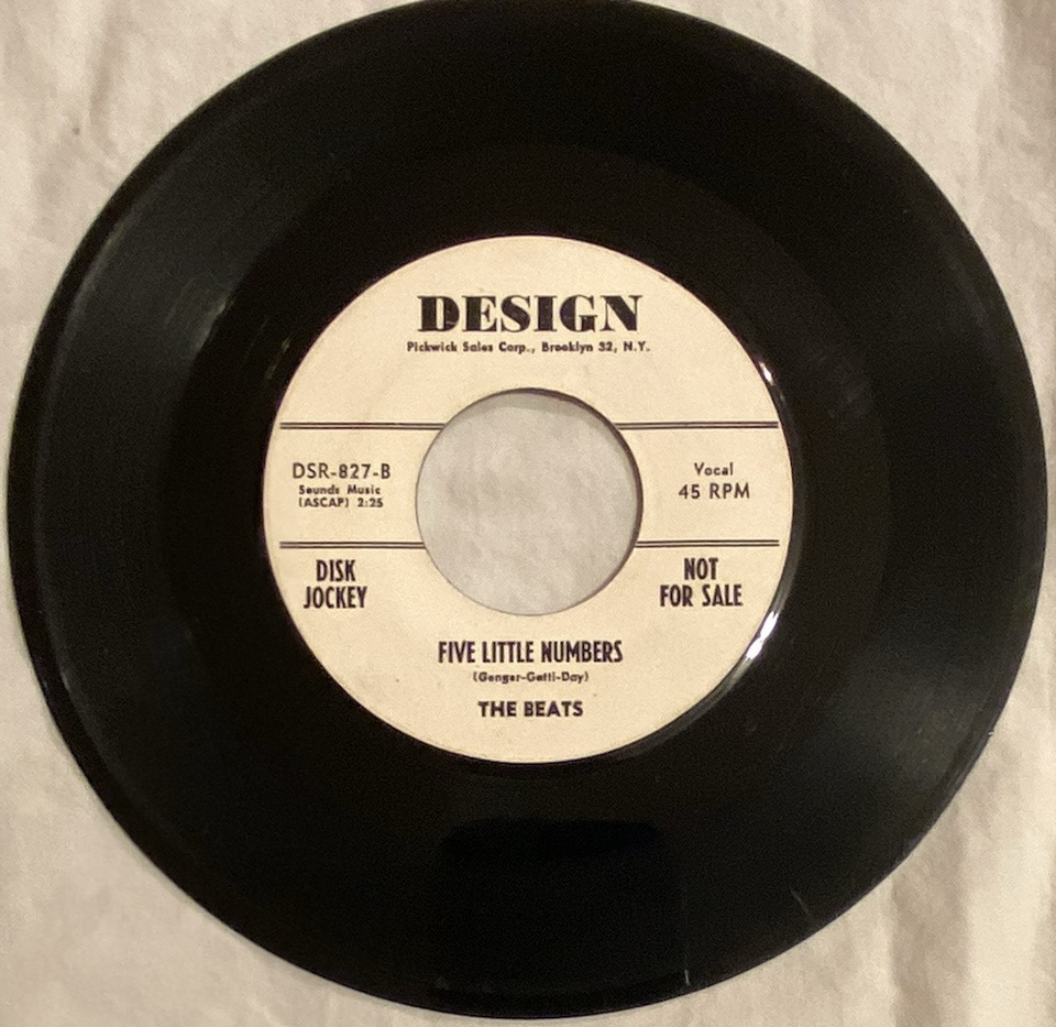 THE BEATS Rare NOVELTY Middle Eastern Exotica Pop WLP Promo 50s 7" 45 ...