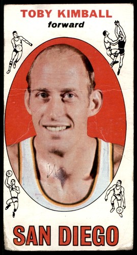1969-70 TOPPS TOBY KIMBALL SAN DIEGO ROCKETS #39 BAD BOT CORN | eBay