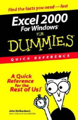 Excel 2000 for Windows For Dummies Quick Reference - Paperback - GOOD | eBay