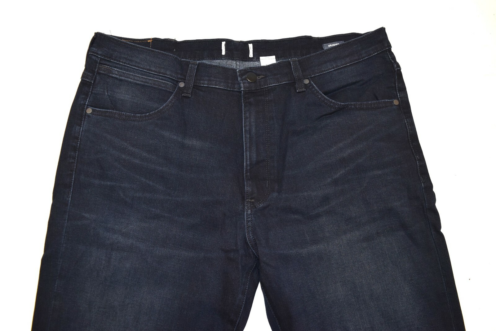 Wrangler Jeans Arizona mens straight stretch 'Dark fuzz' FACTORY ...