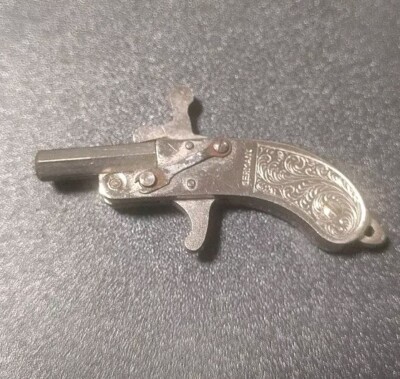 Vintage little Atom Berloque miniature 2mm pinfire pistol from Germany ...