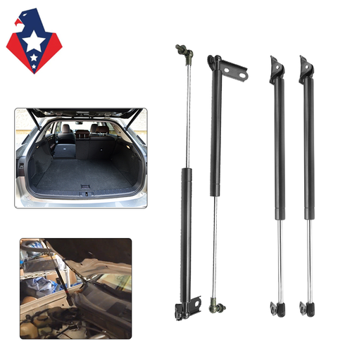 Front Hoods+Rear Trunk Liftgate Gas Struts Prop Rods For Lexus RX300 ...
