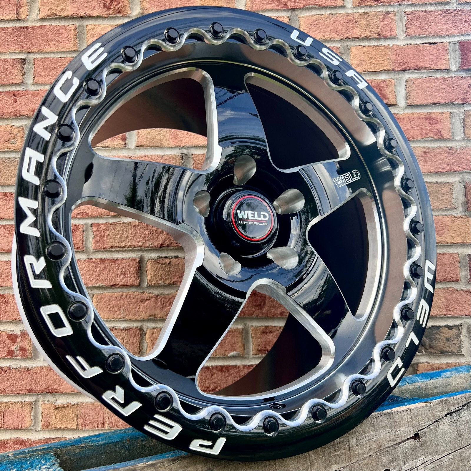 Weld Racing Ventura Beadlock Wheels 18x12 (PAIR) C6 C7 Corvette Z06 ...