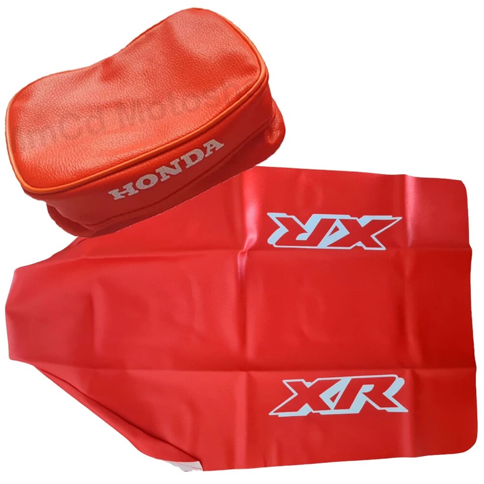 Seat cover tank decals and rear fender bag for honda xr600 xr 600 89 ...