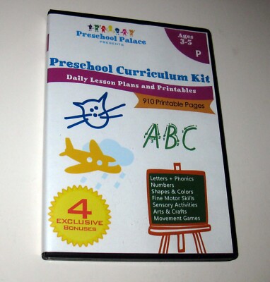 Preschool Palace Preschool Curriculum Kit Daily Lesson Plans and ...