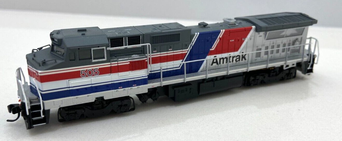 N Scale Atlas Dash 8-32 BWH AMTRAK Pepsi Can #505 NIB- DCC ready | eBay