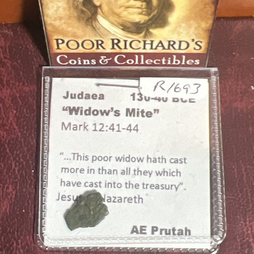 Judaea 130-40 BCE Biblical “Widow’s Mite” Guaranteed Authentic! As ...