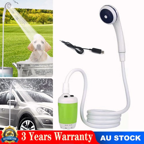 Portable Outdoor Shower USB Rechargeable Battery Powered Shower Pump ...