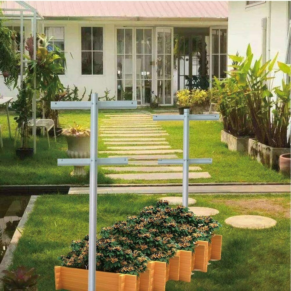 Garden Vineyard Raspberry Trellis with Adjustable Arms 7ft Plant ...