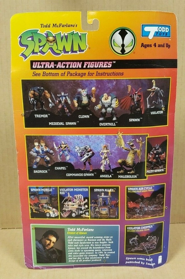 SPAWN BADROCK DELUXE EDITION ULTRA ACTION FIGURE TODD McFARLANE TOYS ...