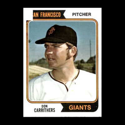 Don Carrithers 1974 Topps San Francisco Giants #361 Great Set Break! | eBay